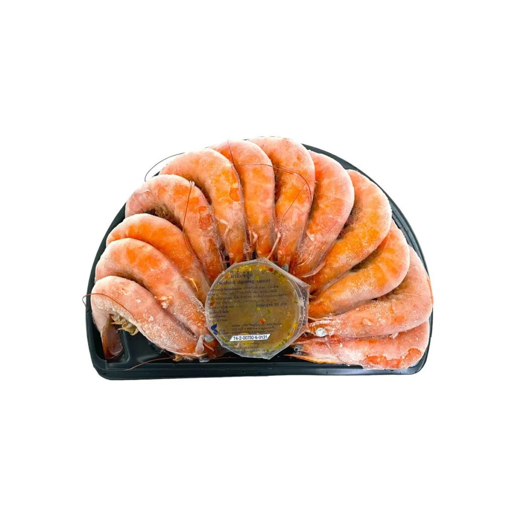 SUPER JUMBO LIVE COOKED WHOLE SHRIMP 450G | Food Gallery
