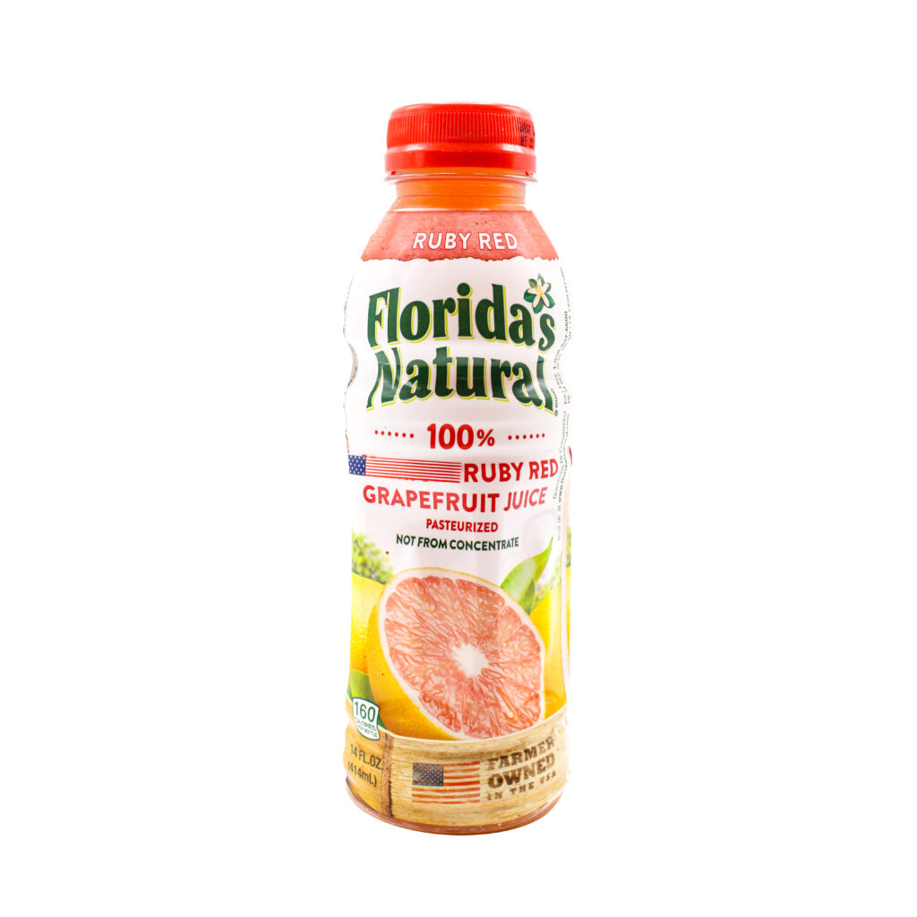 ORIGINAL RUBY RED PURE FLORIDA PASTEURIZED GRAPEFRUIT JUICE 414ML ...